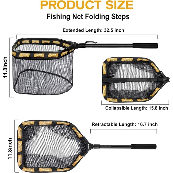 Plusinno | Other | Plusinno Floating Fishing Net For Steelhead Salmon ...